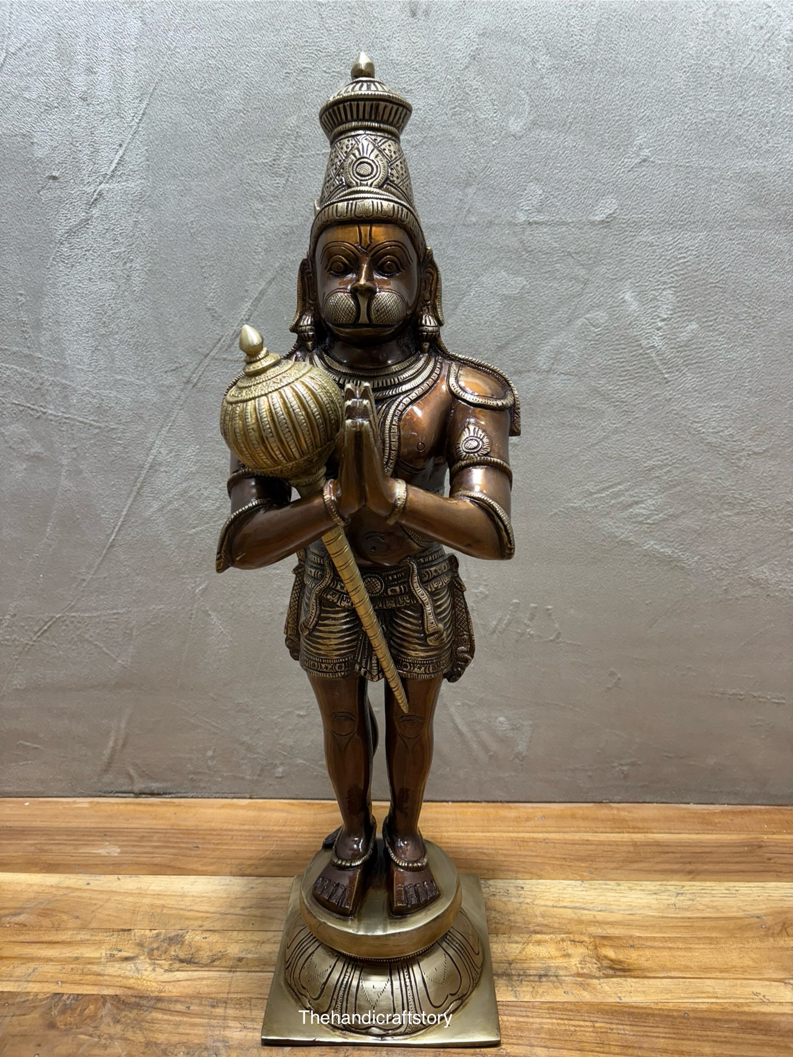 Brass Hanuman Statue – Symbol of Strength, Devotion & Protection – The ...