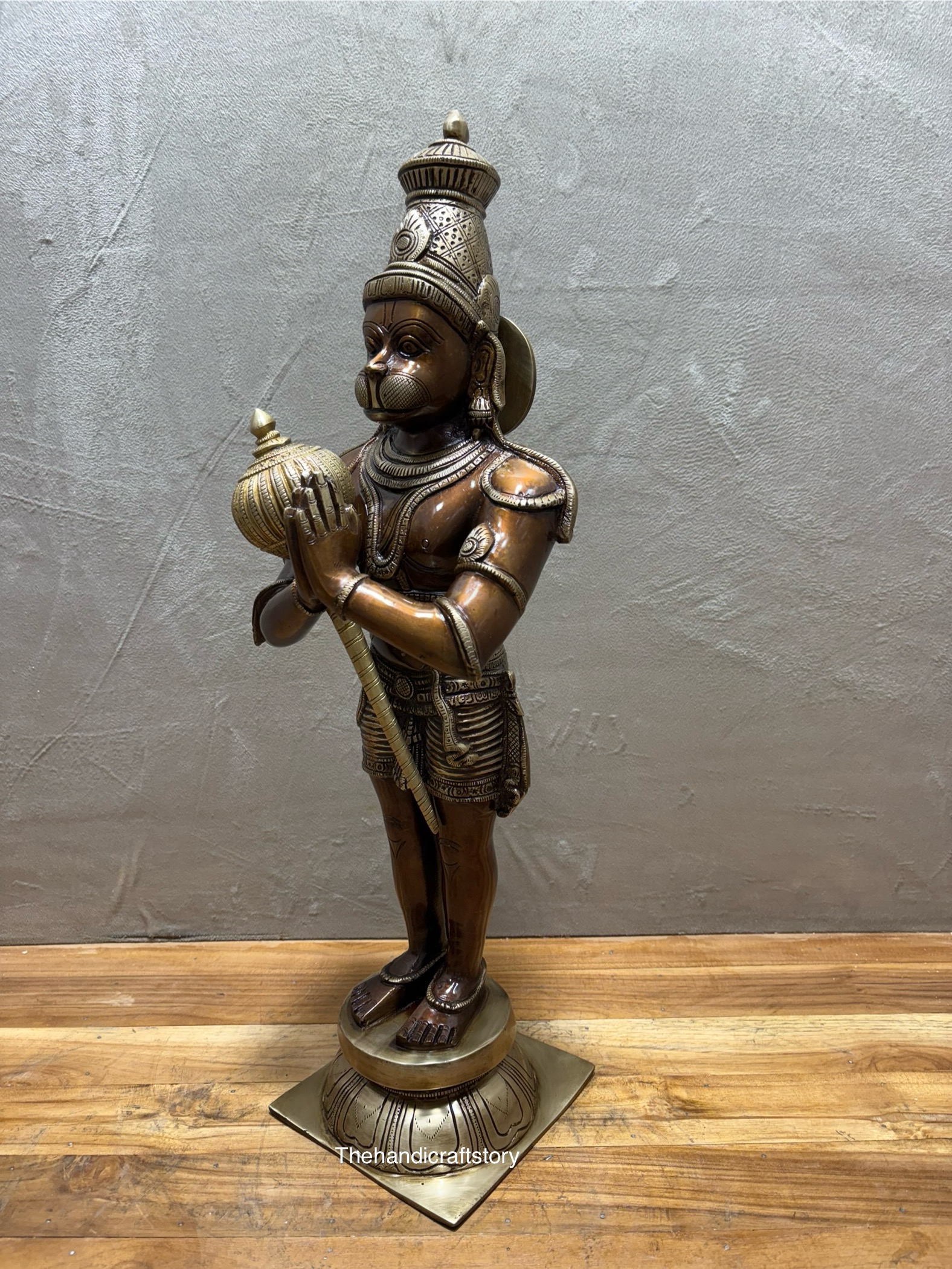 Brass Hanuman Statue – Symbol of Strength, Devotion & Protection – The ...